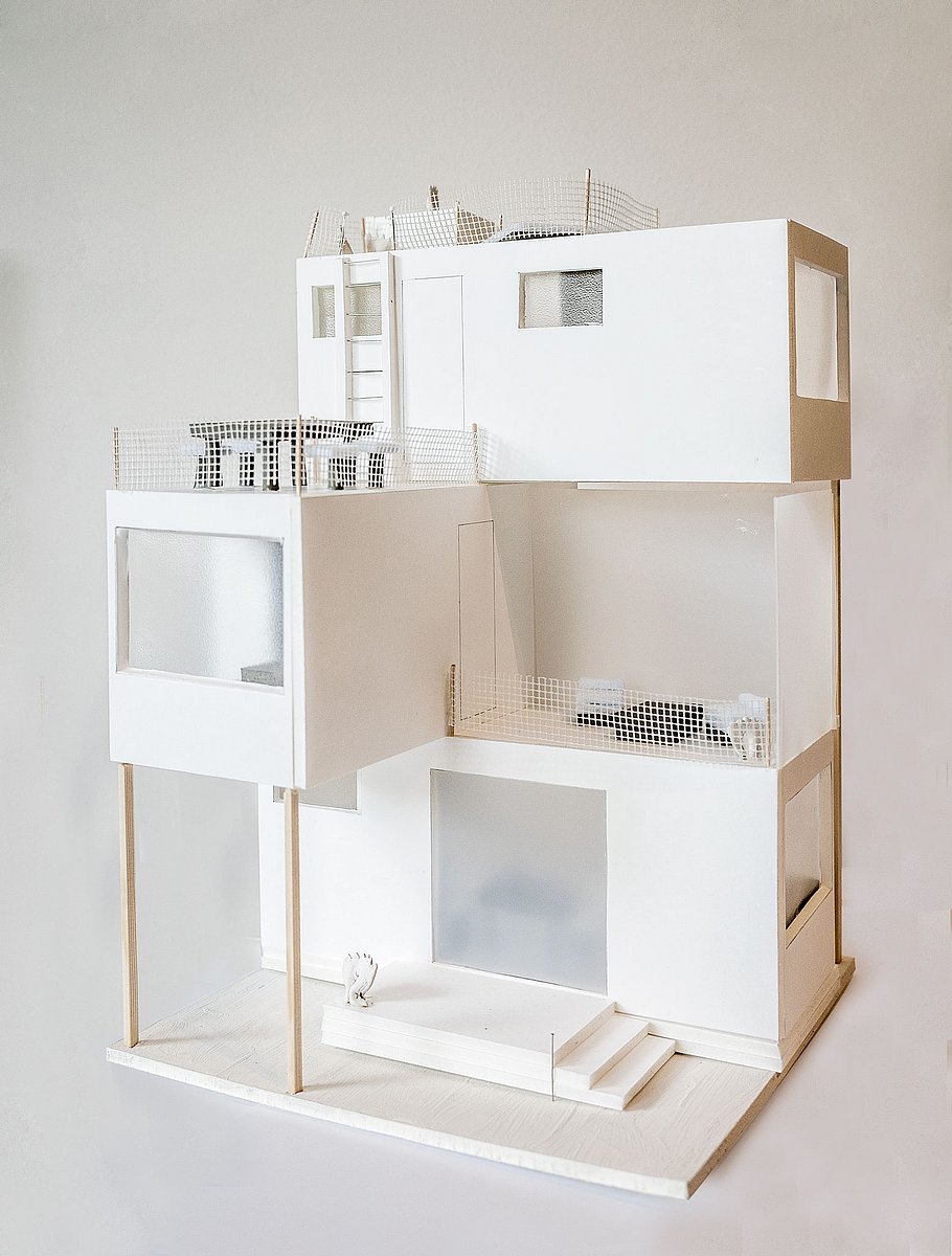 Kunstuniversität Linz: small living spaces