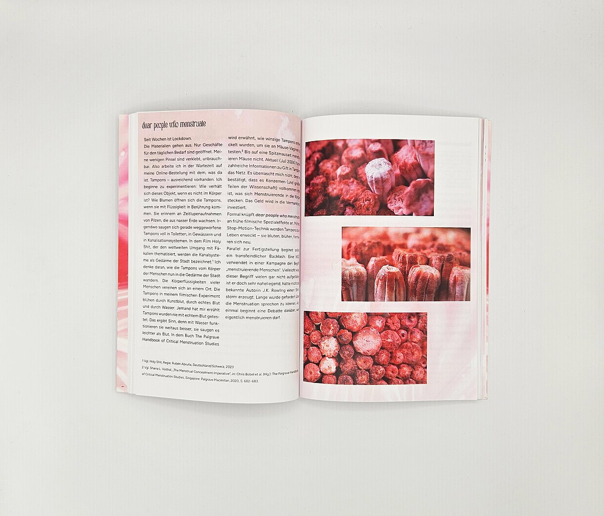 Kunstuniversität Linz: DO VAMPIRES DREAM OF MENSTRUAL BLOOD?